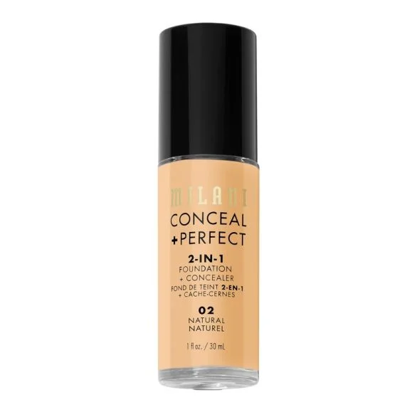 Milani conceal + perfect 2-in-1 puder za lice 02 perf natural