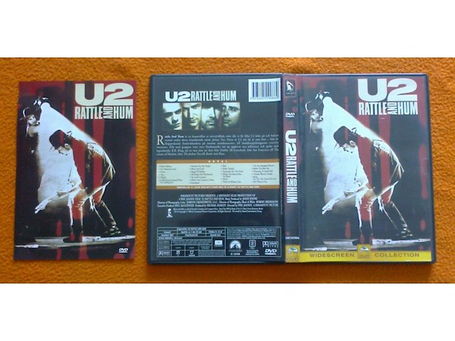 U2 - Rattle And Hum (Concert Movie)(DVD) Made in Sweden