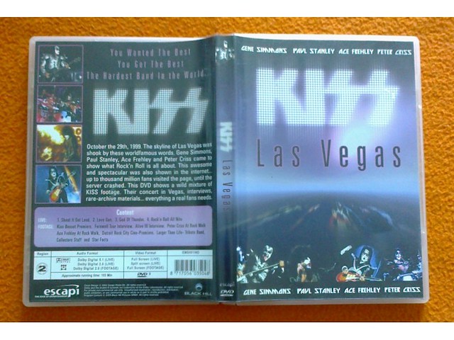 KISS - Las Vegas (DVD) Made in Sweden