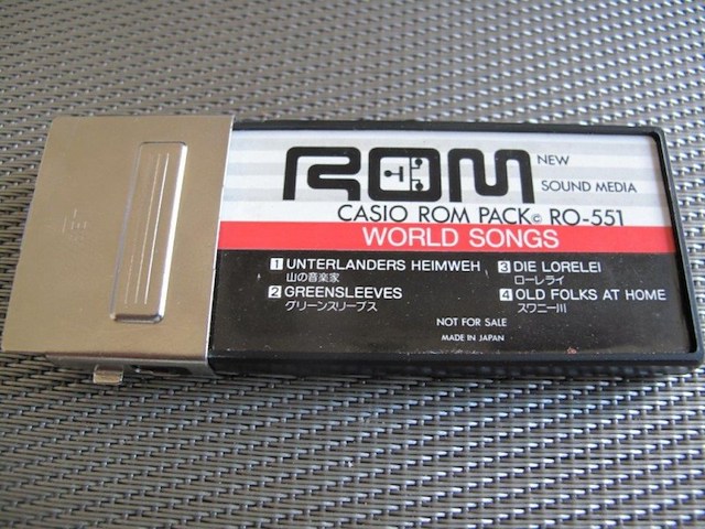 CASIO ROM Pack RO-551 za sintisajzere
