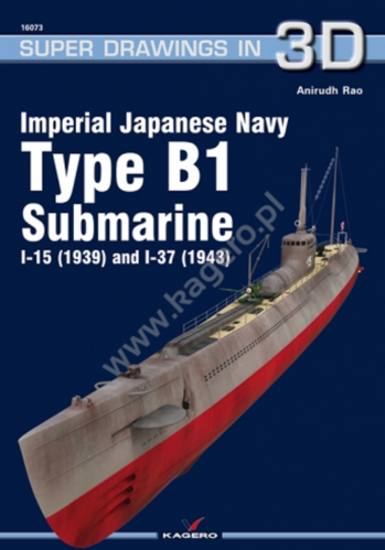 Kagero K3D-16073-EN Imperial Japanese Navy Type B-1 Submarine