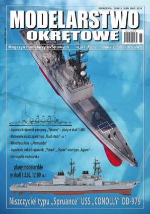 Modelarstwo Okrętowe Niszczyciel typu "Spruance" USS "CONOLLY" DD-979