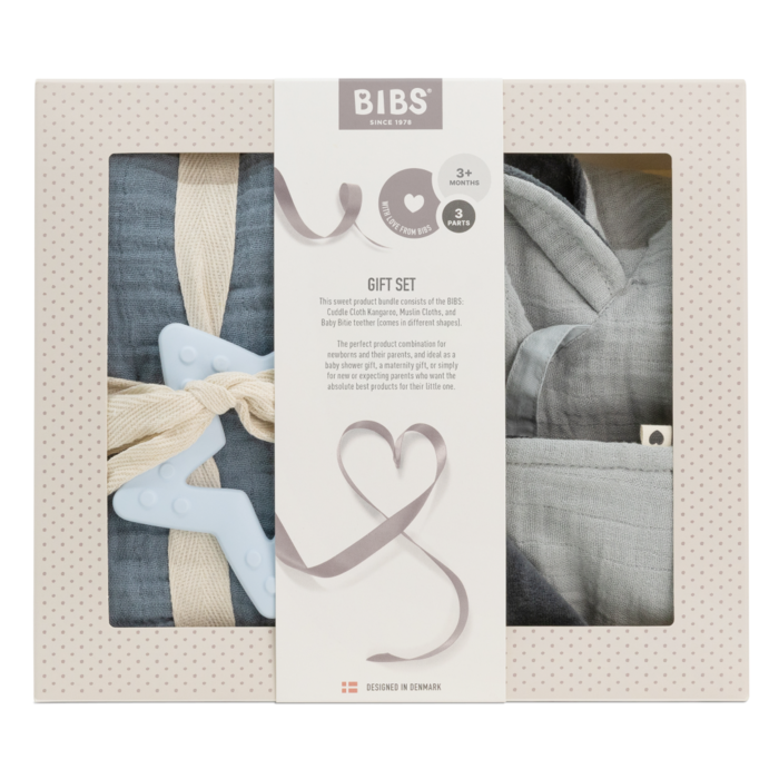 Bibs set 3/1, Baby Blue