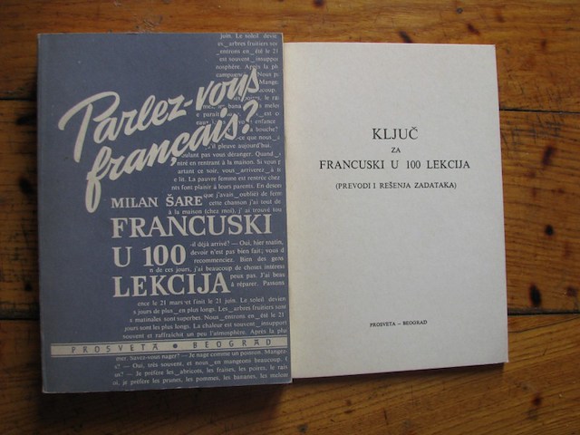 MILAN ŠARE - FRANCUSKI U 100 LEKCIJA + KLJUČ