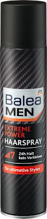 Balea MEN
EXTREME POWER lak za kosu u spreju za muškarce, jačina: 7, 300 ml