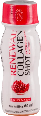 RENEWAL
COLLAGEN SHOT - ukus nara, 60 ml
Dodatak ishrani