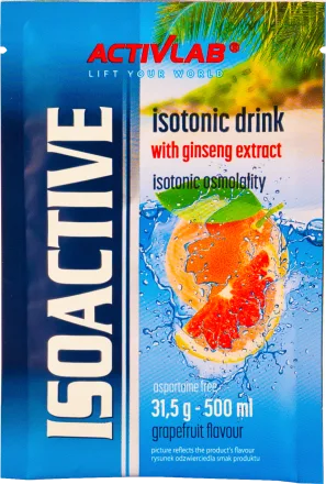 ACTIVLAB
ISOACTIVE - isotonic drink grejpfrut, 31,5 g