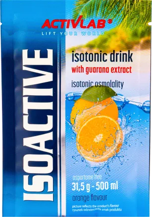 ACTIVLAB
ISOACTIVE - isotonic drink pomorandža, 31,5 g