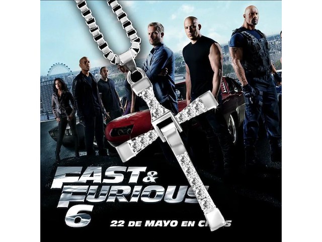 Fast and furious ogrlica, privezak, Dom`s necklace