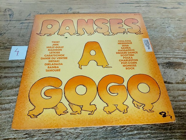 Dances a Gogo-Kompilacija  France press 2LP (5-)(4/4+)
