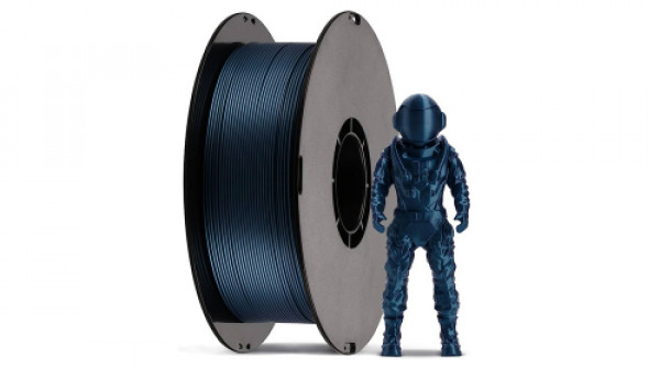 Silk PLA Filament 1000g Metal Blue