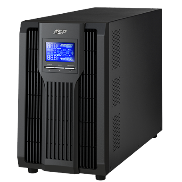 FSP UPS CH-1101TS (PPF8001300), 1.0kVA, 900W, Standard, Online, Tower, Standard Backup, Schuko