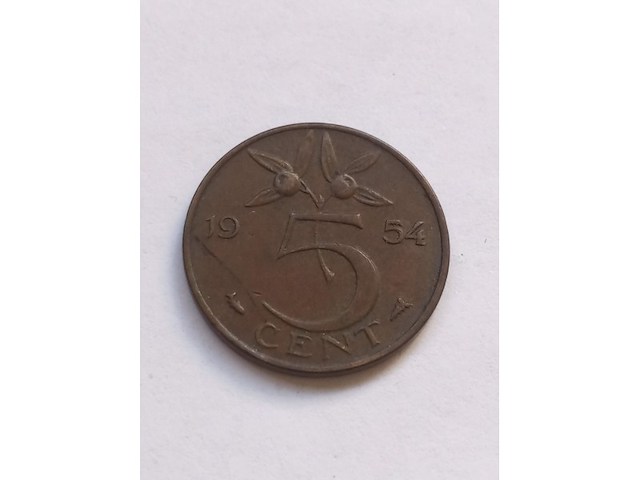 5 Cent 1954.g - Holandija -