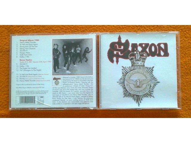 SAXON - Strong Arm Of The Law (CD) Made in EU