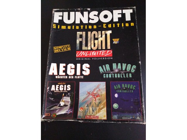 Funsoft Simulation edition Flight Unlimited PC Big Box