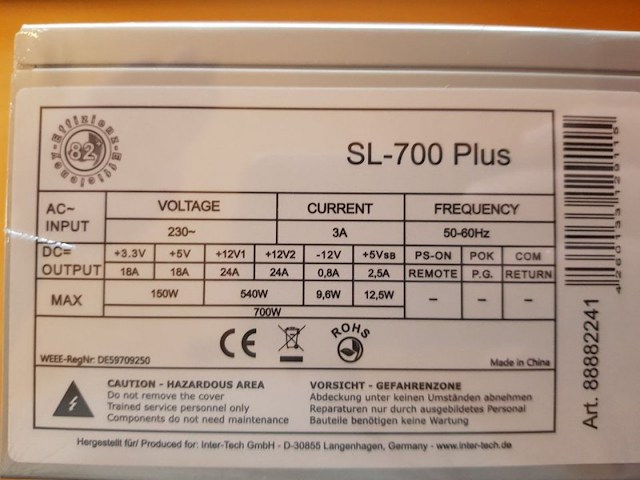 INTERTECH SL-700 PLUS 700W