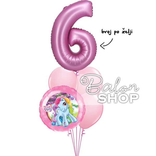 My little pony buket balona sa brojem