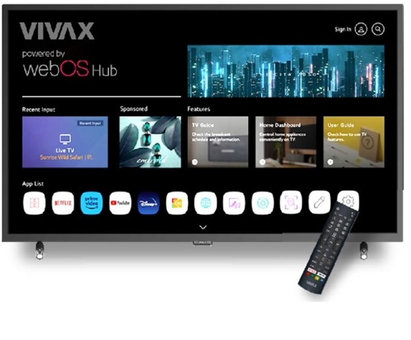 VIVAX Televizor 43S60WO 43" / 108cm 1920 x 1080px