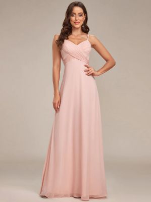 Duga roza svečana haljina 80026ro