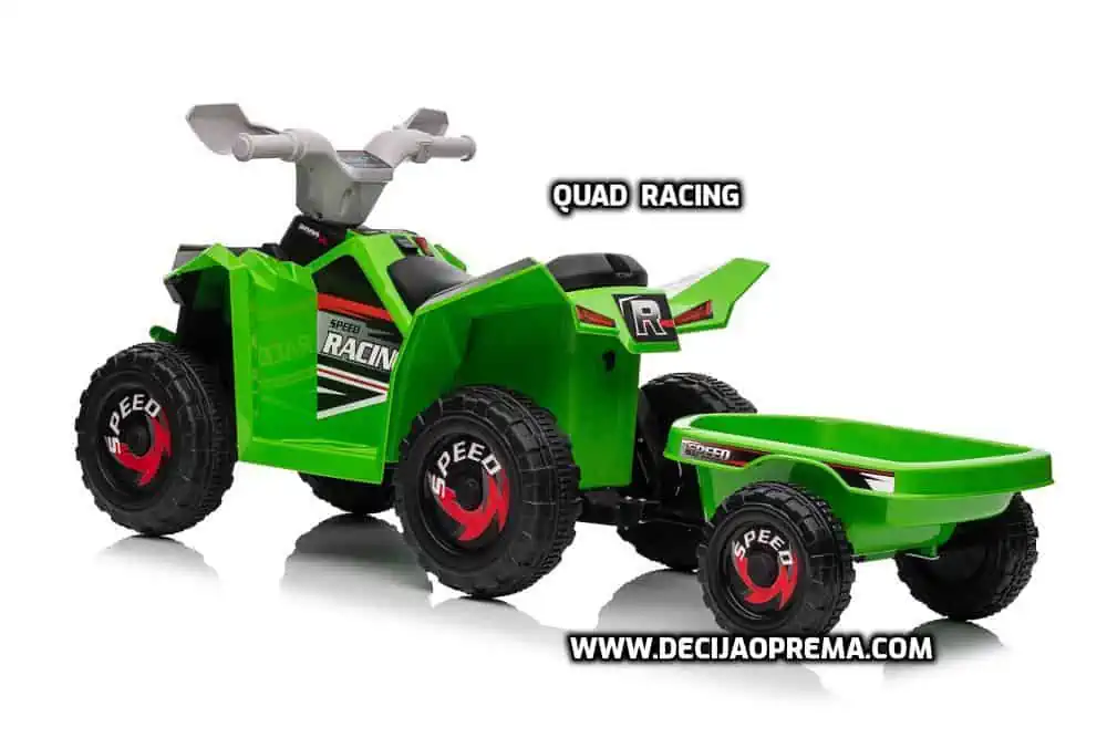 Quad Racing na akumulator za decu Zeleni