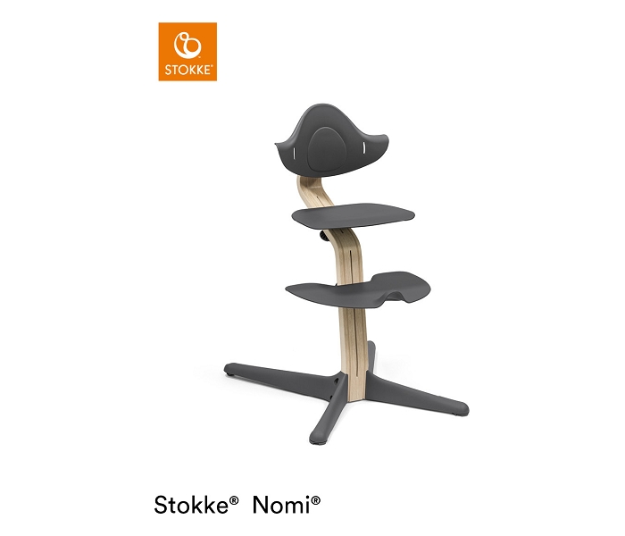 STOKKE STOLICA (HRANILICA) NOMI - NATURAL ANTHRACITE