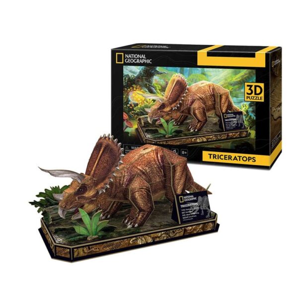 Slagalica 3D Cubicfun Triceratops