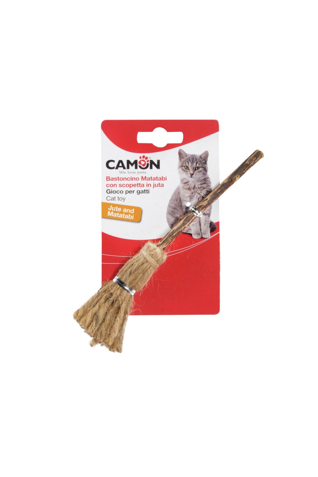 Camon Cat matatabi metla 17cm igračka