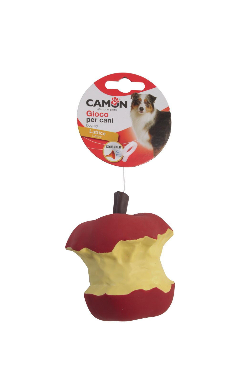 Camon Dog Jabuka crvena 10cm igračka
