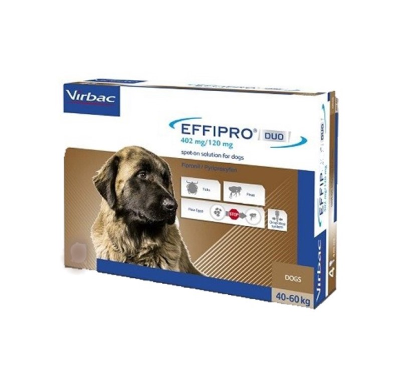 Effipro duo 40-60kg za veoma velike pse, jedna ampula, proizvod dostupan u radnji