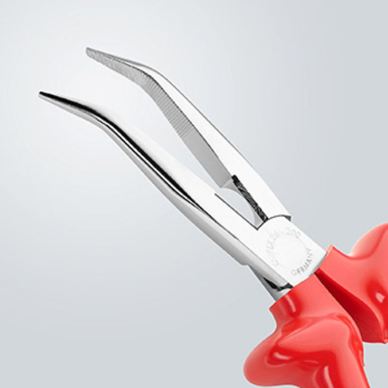 Knipex – Klešta špic kriva izolovana 200mm – 26 27 200