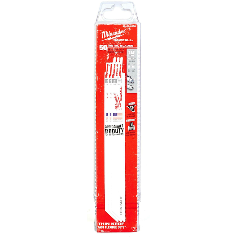 Milwaukee Listovi sabljaste testere za metal 230 mm, 18 TPI, 50 kom, 48016188