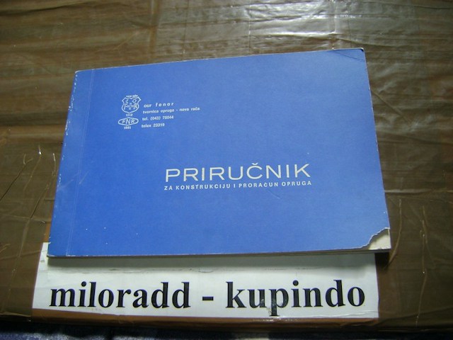 Priručnik za konstrukciju i proračun opruga