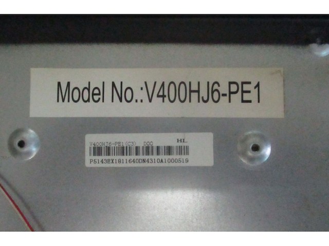 LED Panel 40` , V400HJ6-PE1  za  FOX–40DLE462