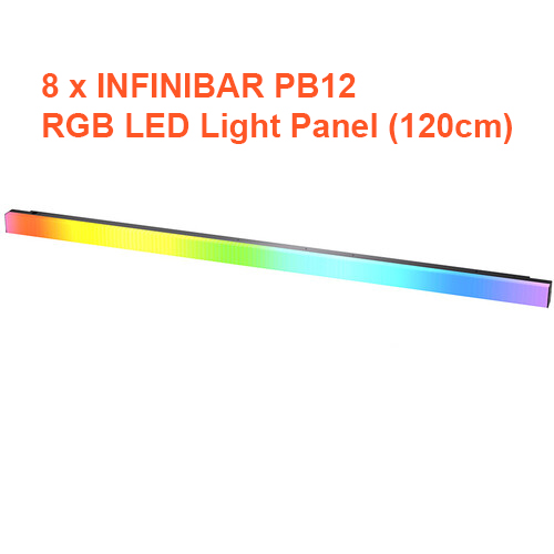Aputure INFINIBAR PB12 RGB LED Light Panel (120cm) 8-Light Kit