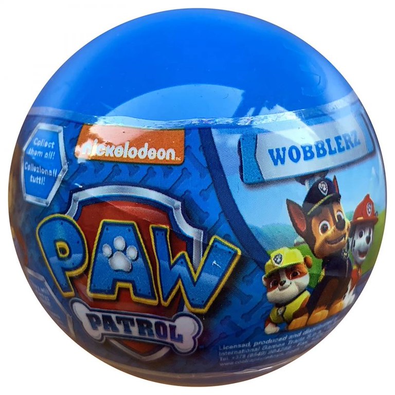 PAW PATROL WOBBLERZ - 50 MM KAPSULA 89188