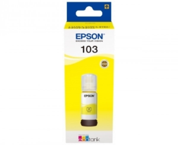 Boja EPSON 103 Yellow C13T00S44A 65 ml za L1110, L3110, L3111, L3150, L3151