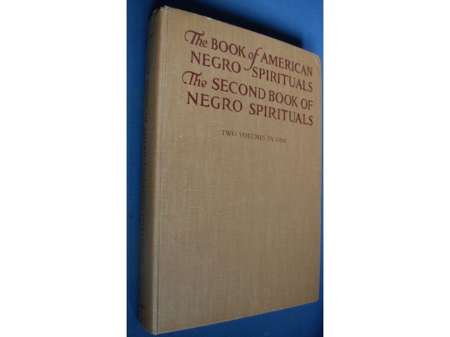 THE BOOK OF AMERICAN NEGRO SPIRITUALS