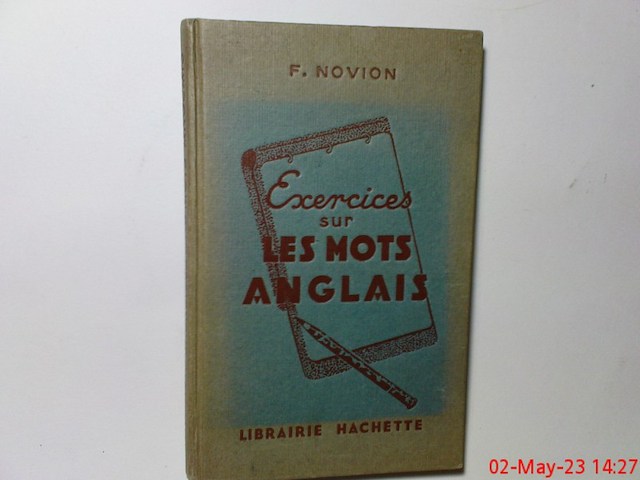 P. NOVION - EXERCICES - SR LES MOTS ANGLAIS