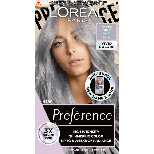 L'Oreal Paris Preference Vivids farba za kosu Silver Grey 10.112