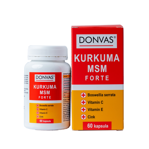 KURKUMA MSM forte DONVAS®, 60 kapsula