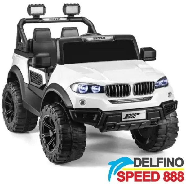 Džip na akumulator Delfino SPEED 888 BM Beli (DEL-21B-W)