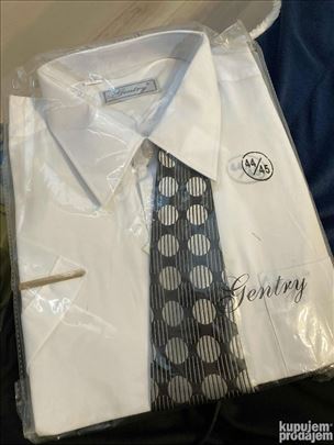 Nova zapakovana muška košulja sa kravatom