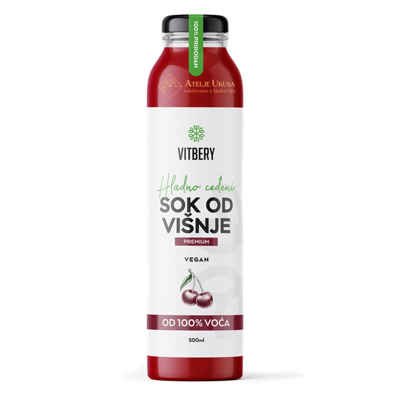 Vitbery Sok Od Višnje 500ml