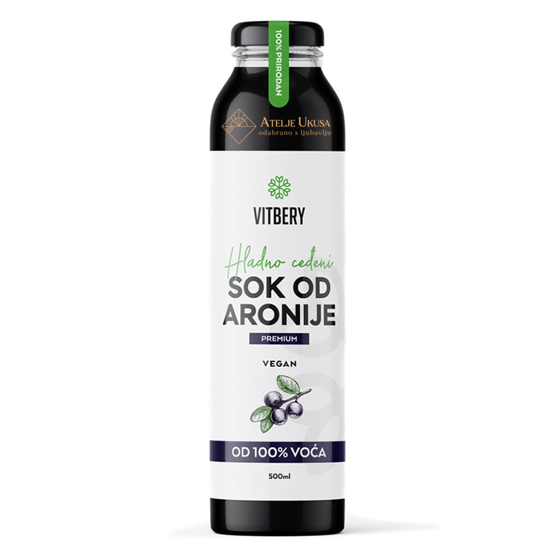 Vitbery Sok Od Aronije 500ml