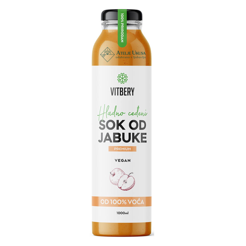 Vitbery sok od Jabuke 1l