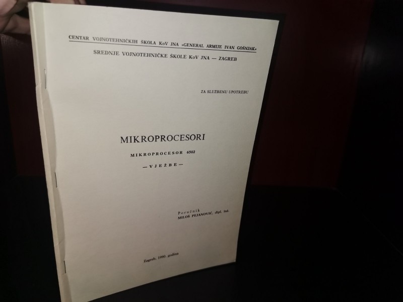 Mikroprocesor 6052, Miloš Pejanović