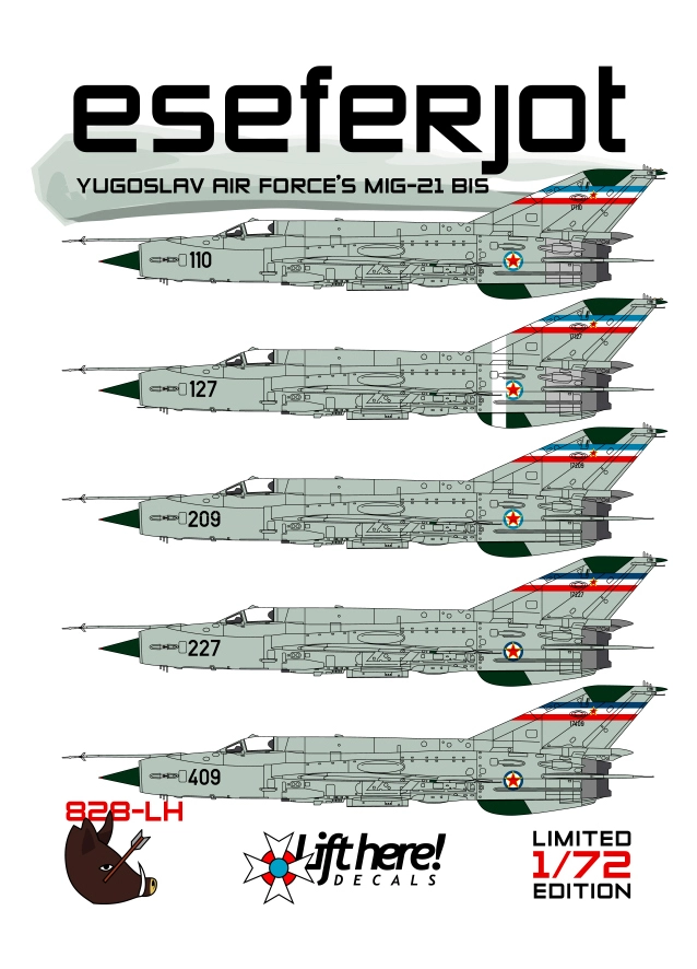 LIFT HERE! Eseferjot, Yugoslav Air Force’s Mig-21 bis in 1/72