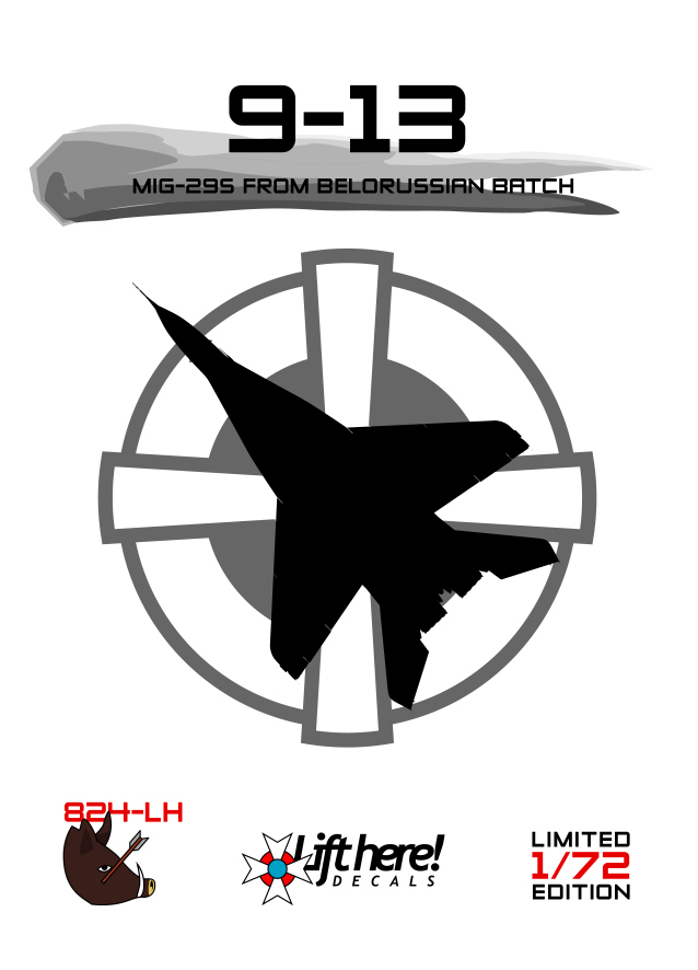 LIFT HERE! 9-13, MiG-29S from Belorussian Batch in 1/72