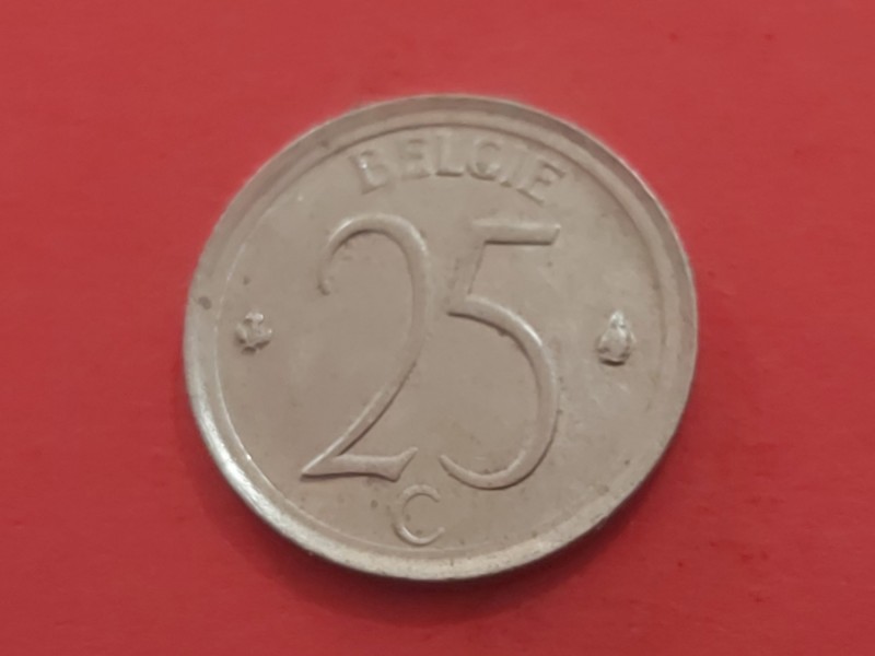 Belgija - 25 centimes 1964 god