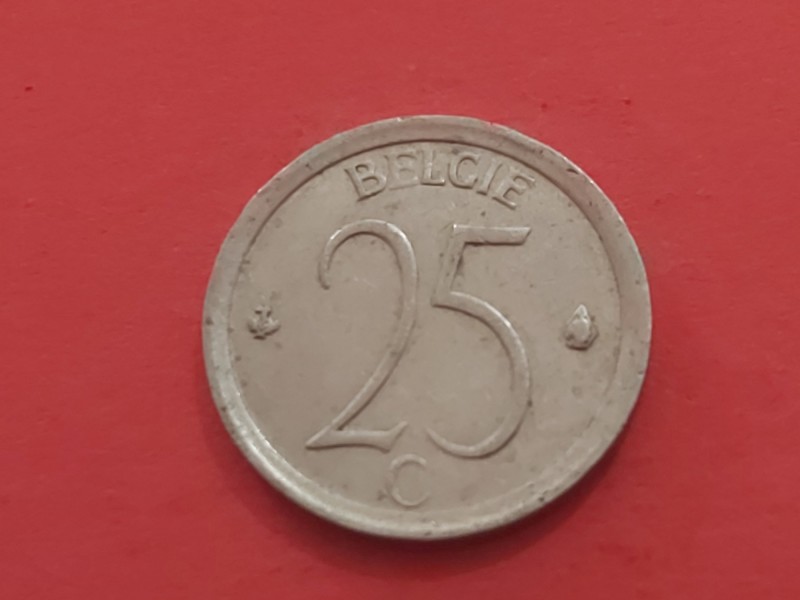 Belgija - 25 centimes 1966 god